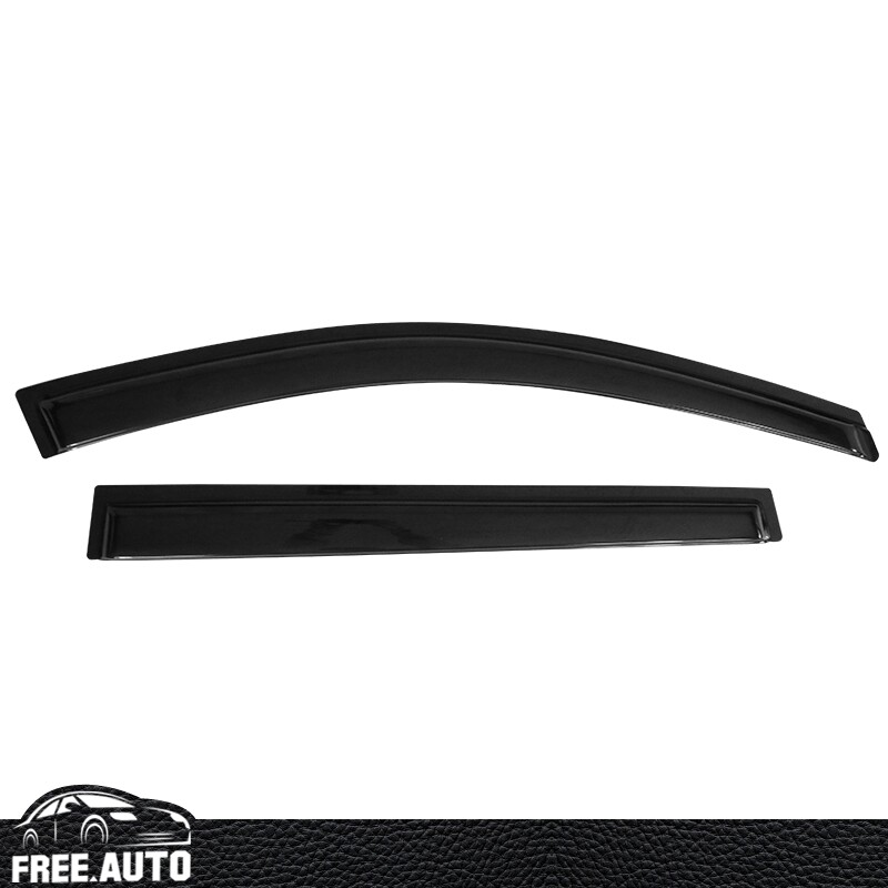 2014-2023 Jeep Cherokee Slim Style Rear Window Visors Rain Sun Guard ...