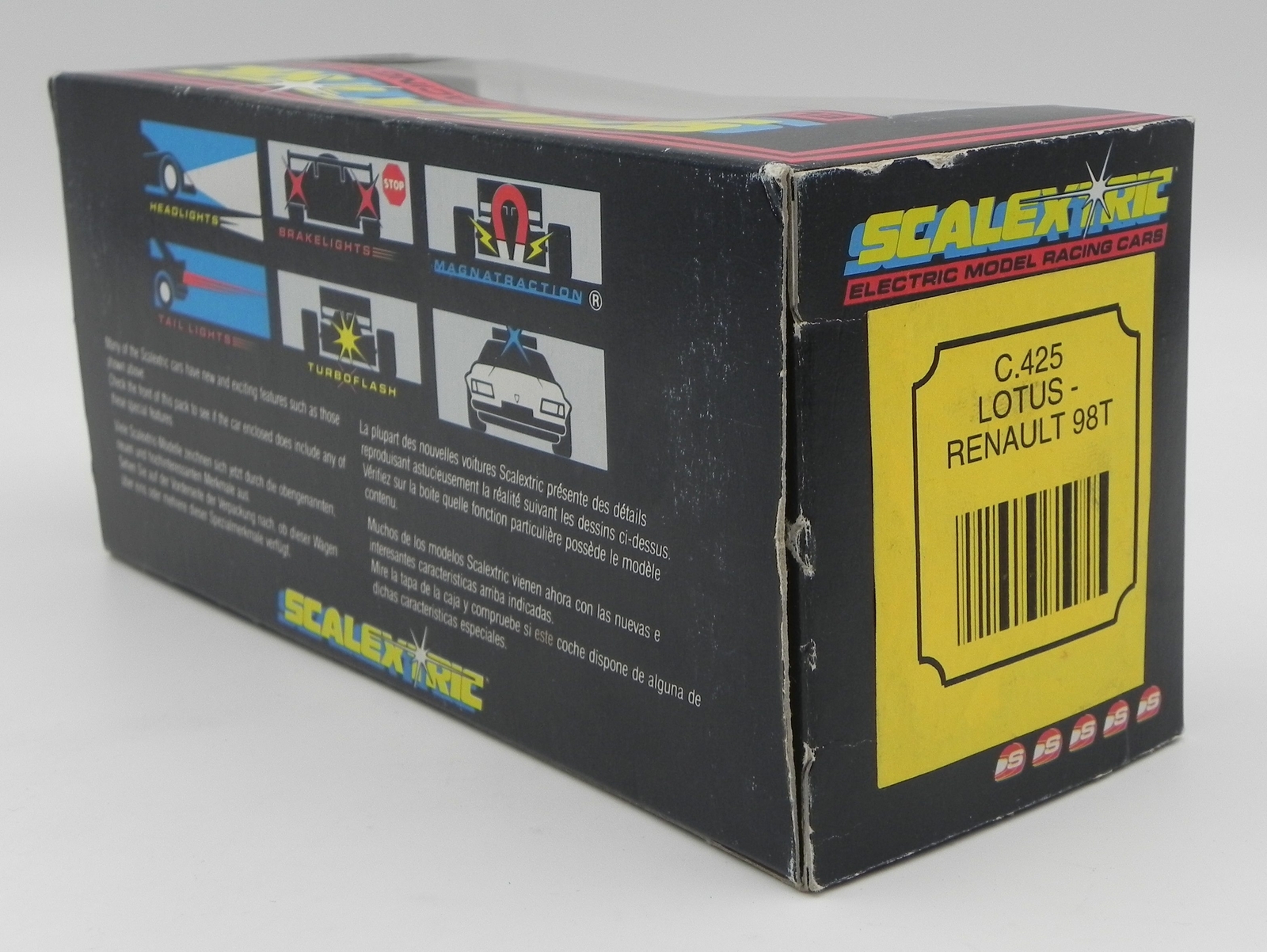 Scalextric Lotus Renault Turbo 98T F1 slot car 1:32 Ref. C425 Scx MIB ...