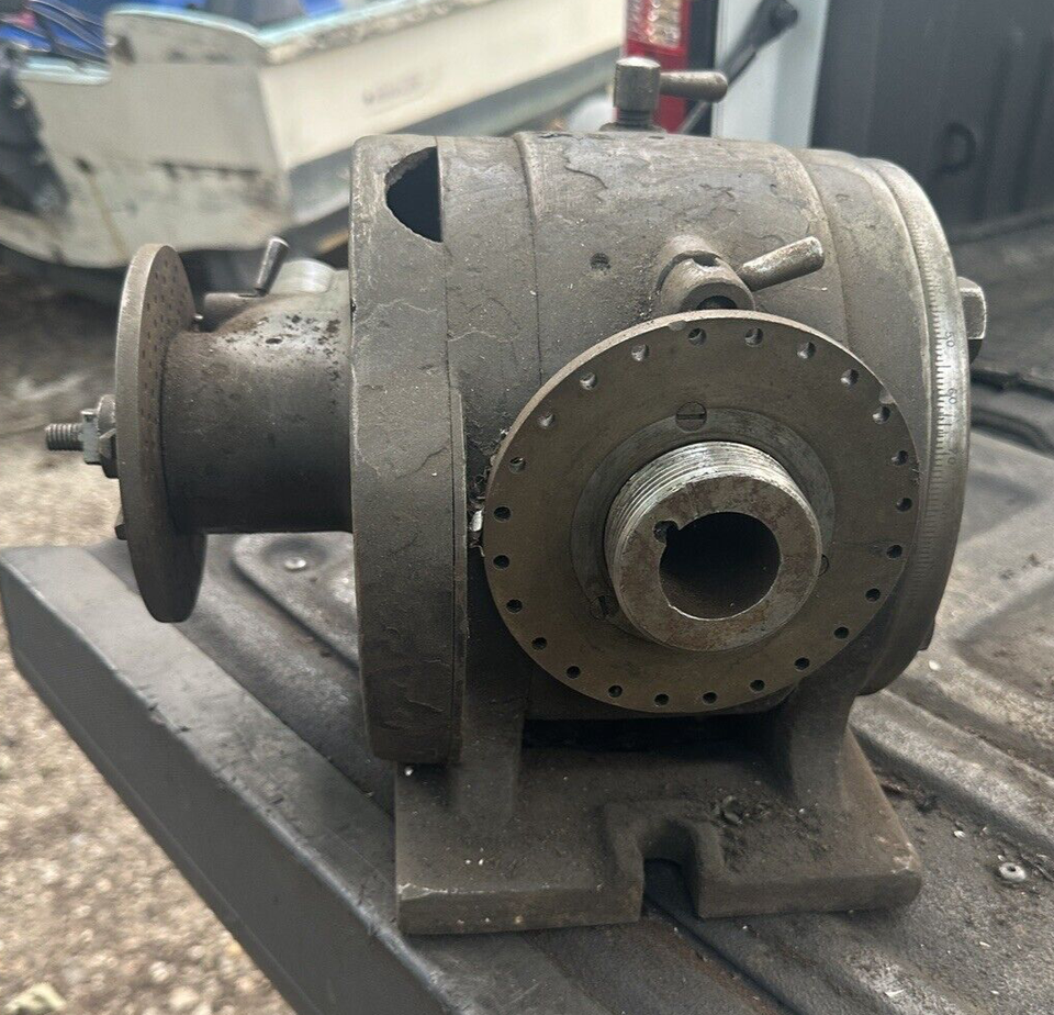 11" Dividing Head Incomplete Gear / Handle Driven Milling Machine Tool ...