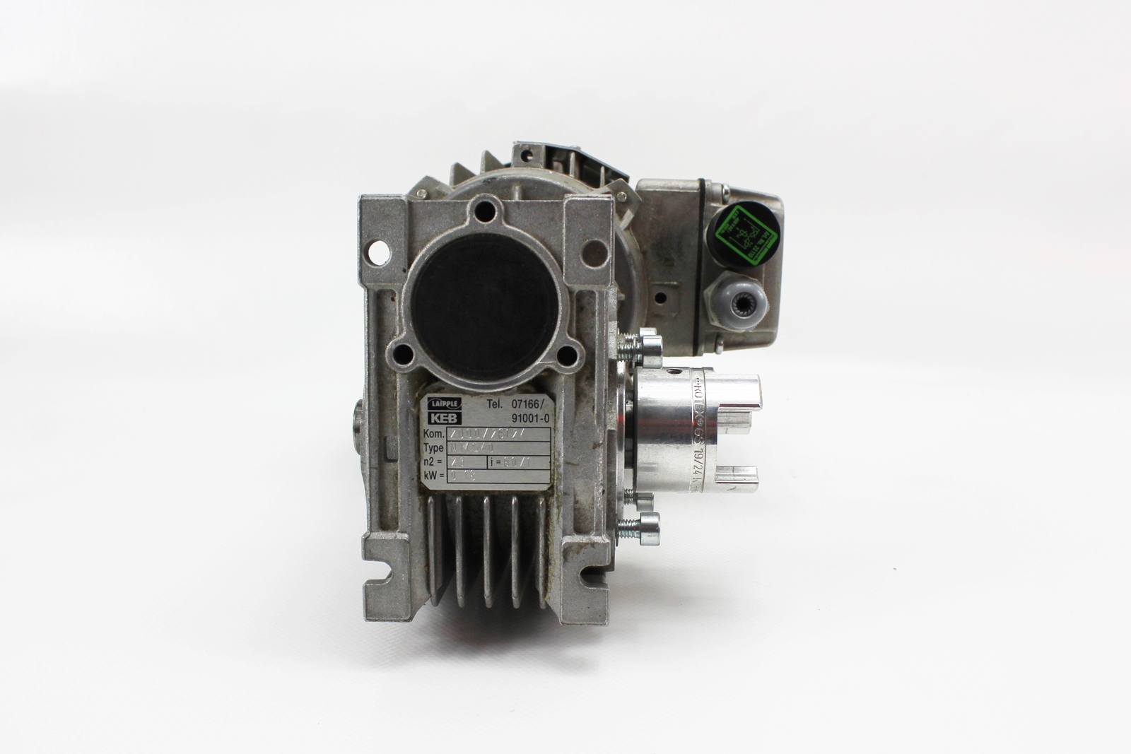 LAIPPLE / KEB M63B4 Getriebemotor LAIPPLE / KEB NMS40 Getriebe 0,18kW ...