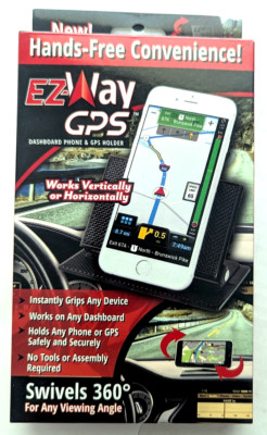 EZ Way GPS Dashboard Phone GPS Holder Clip Attachment Mount - As Seen ...
