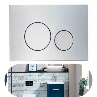 Roper Rhodes Rondo Chrome Dual Flush Push Plate -TR9012 5016519192582 ...