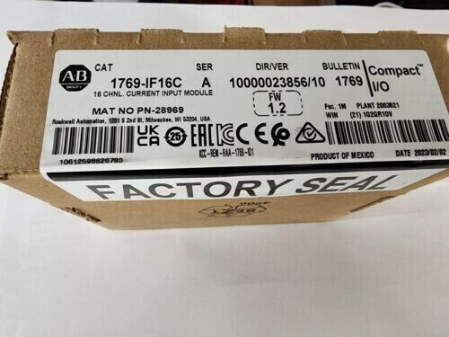 Allen-Bradley 1769-IF16C CompactLogix 16 Pt A/I Current Module ...