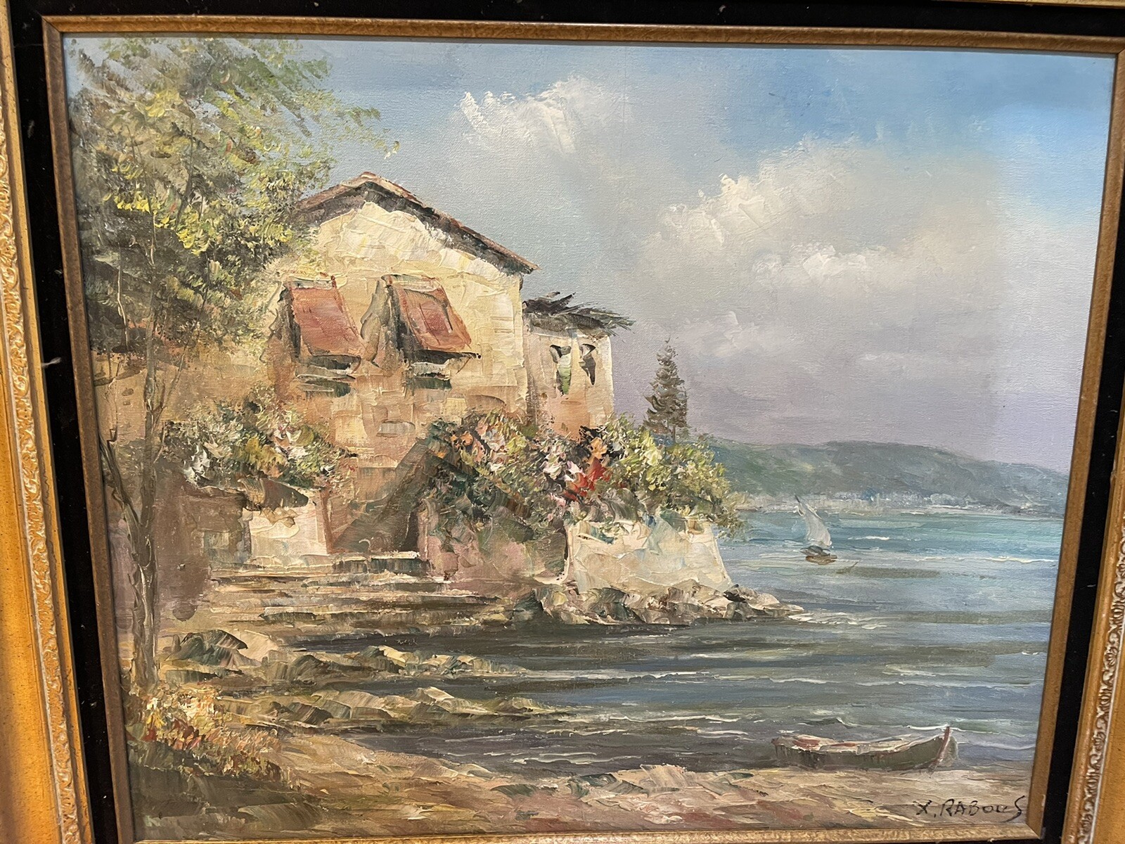 Xavier Rabous, Australian artist, vintage oil/canvas | eBay