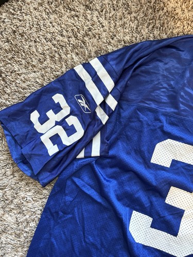Vintage Reebok Indianapolis Colts Edgerrin James #32 NFL Jersey Men's ...