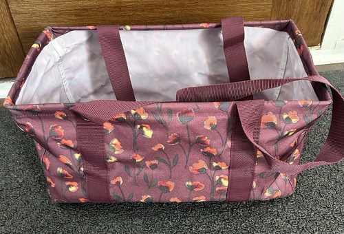THIRTY ONE 31 Medium Canvas Utility Tote Floral Print | eBay