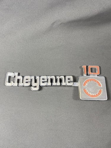Vintage Chevy Cheyenne 10 Truck Pick Up 1975-80 Metal Emblem Badge ...