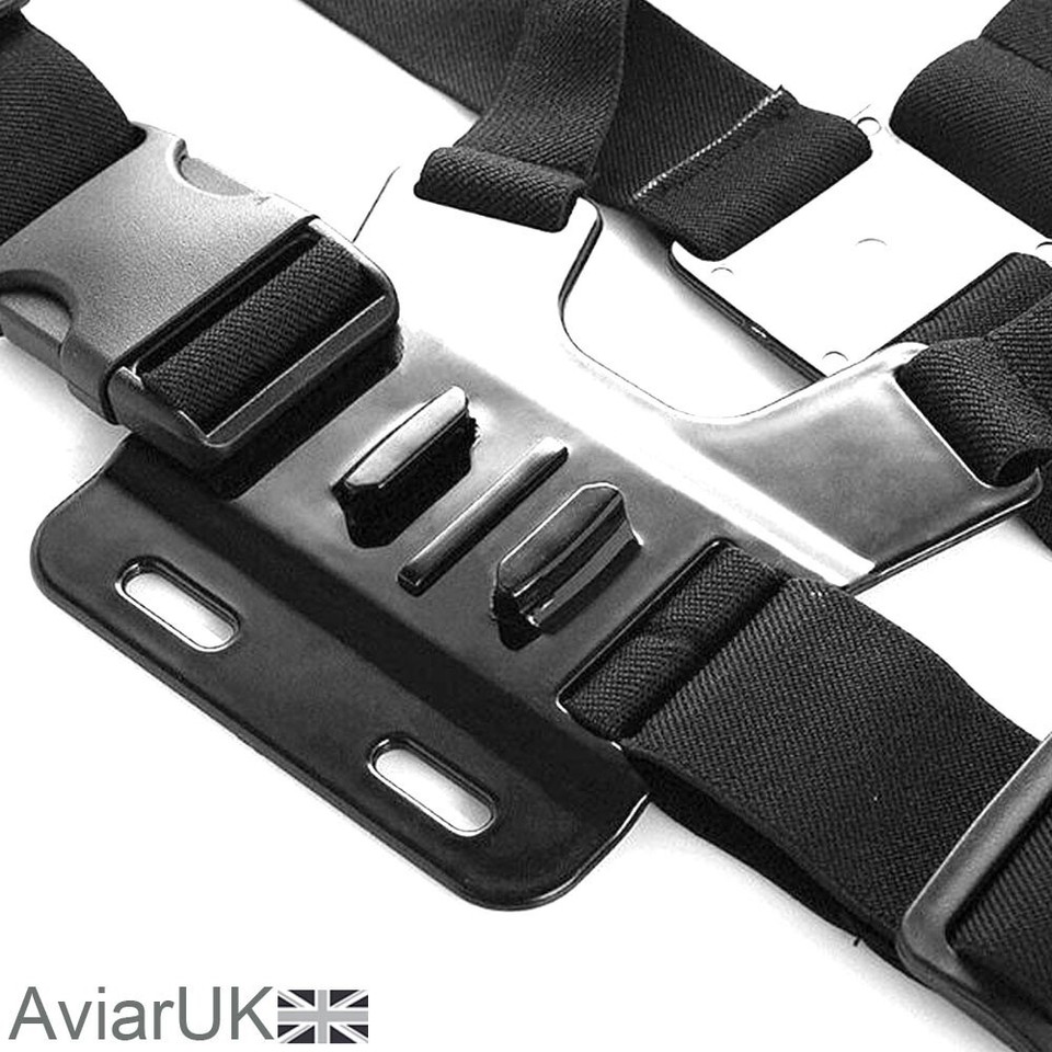 Gopro HERO Chest Body Mount Harness Strap Action Camera Go Pro 11 10 9 ...