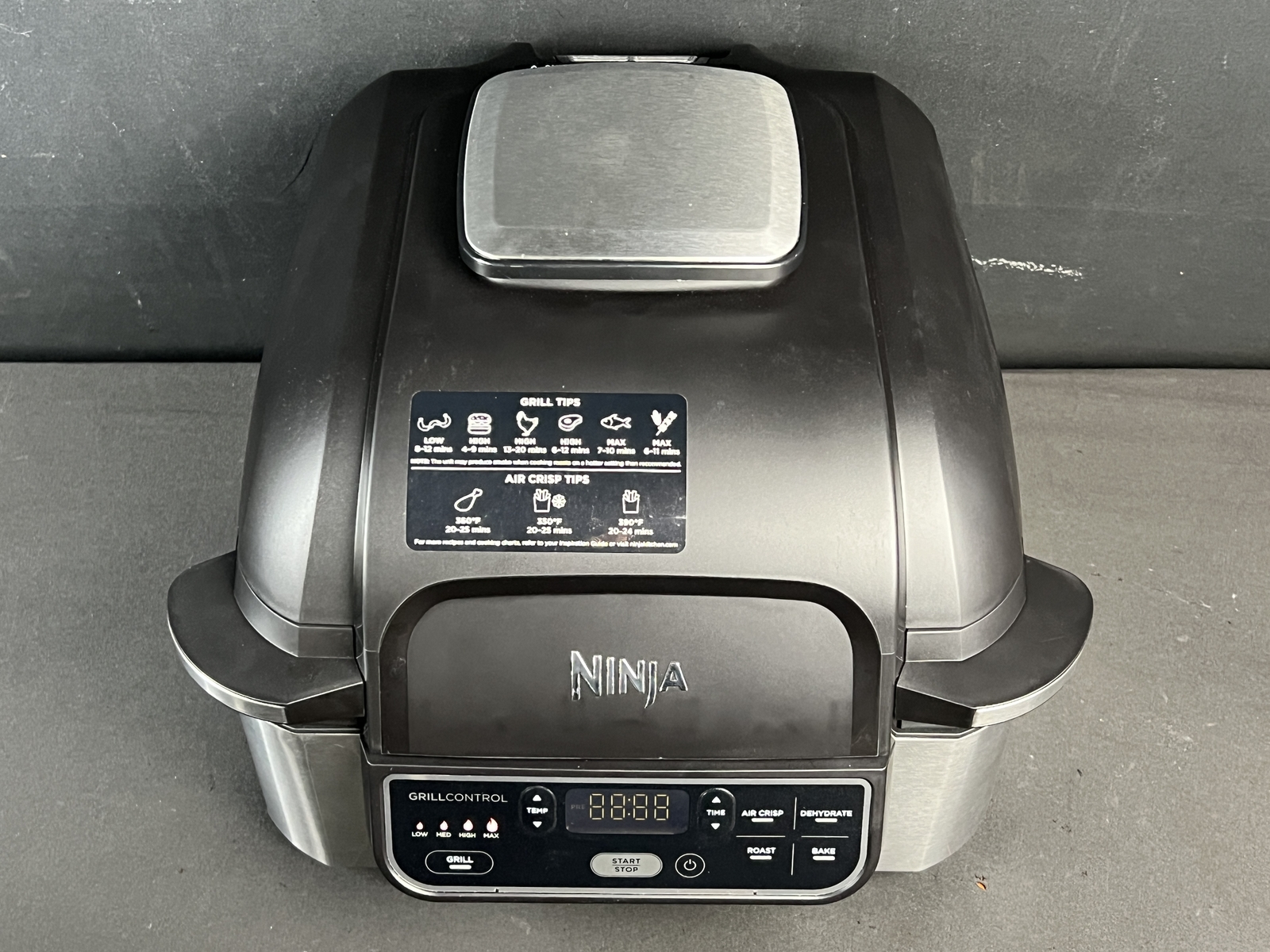 Ninja AG301 Foodi 5-in-1 Indoor Electric Programmable Air Frying Grill ...