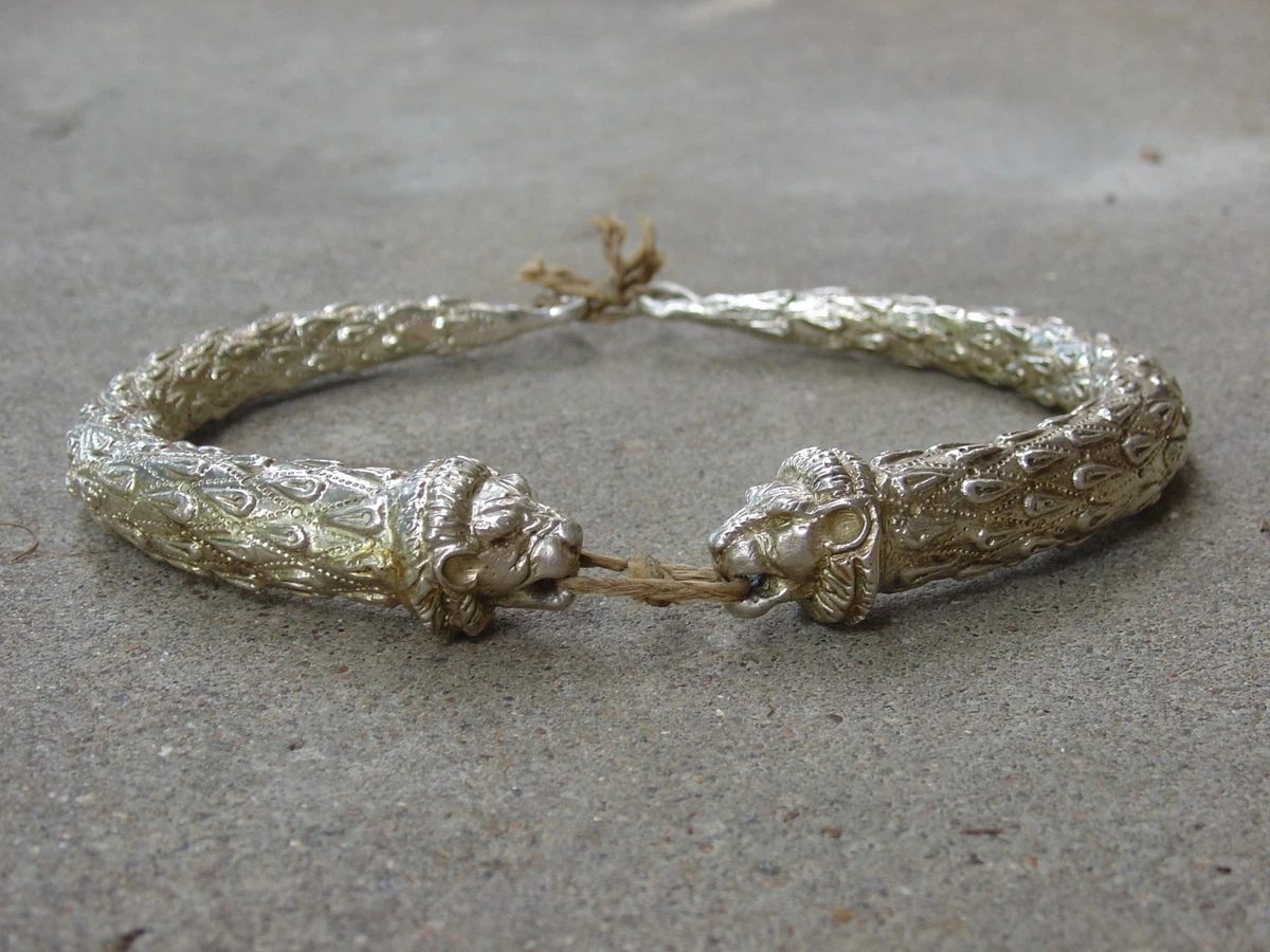 Ancient Celtic Torcs Dragon Heads