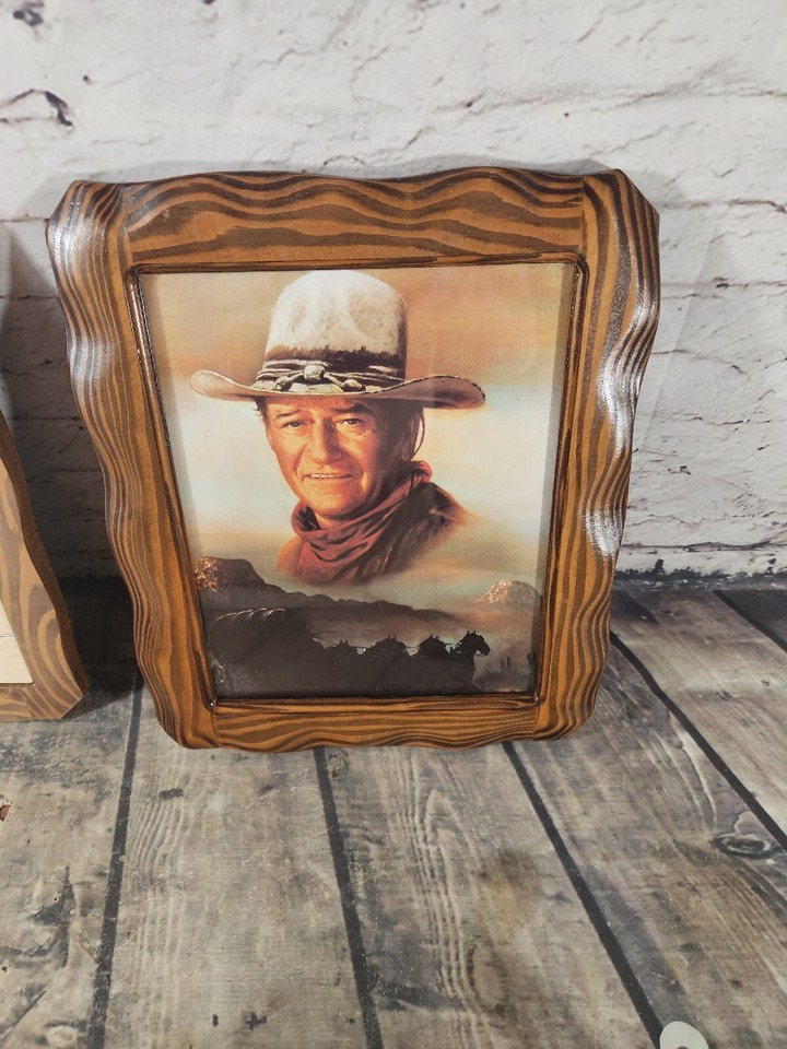 Lot Of 4 Vintage John Wayne Wooden Wall Plaques & Portraits | eBay