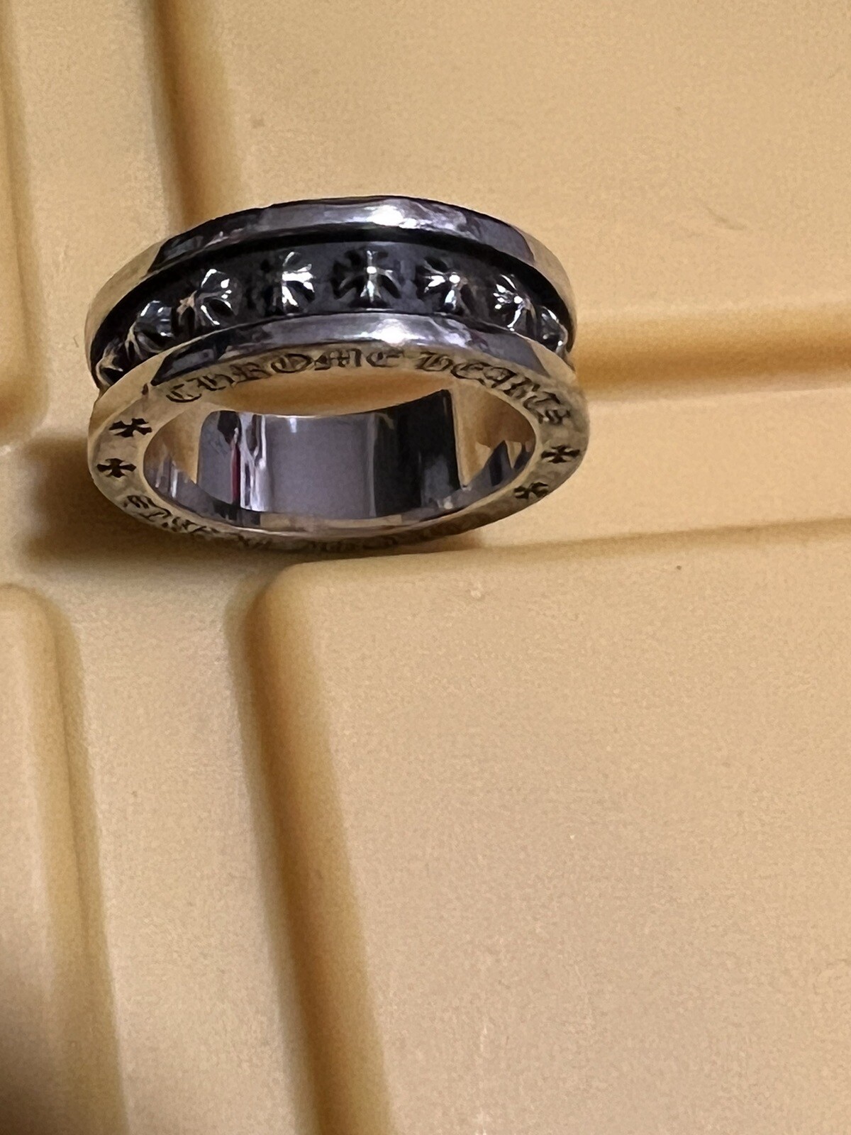 Chrome Hearts Tiny Plus Ring - Gem