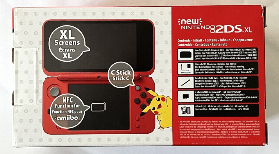 NEW NINTENDO 2DS XL POKEMON POKE BALL EDITION CONSOLE *BNIB* IPS ...