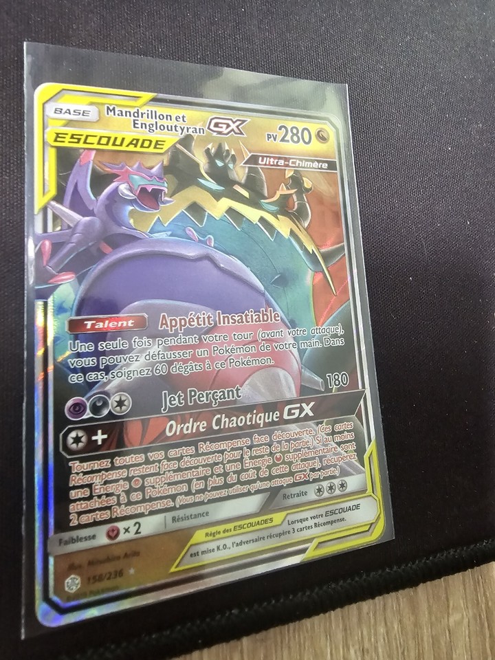 Mandrillon et Engloutyran 158/236 GX Pokémon TCG Card | eBay