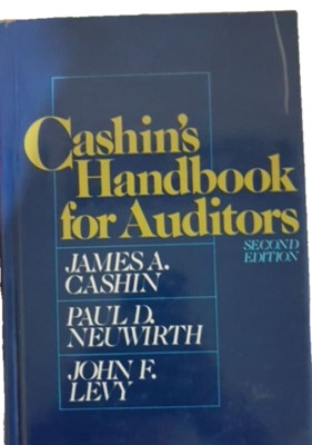 Cashin's Handbook for Auditors by James Cashin Revised 2nd Ed Inspector ...