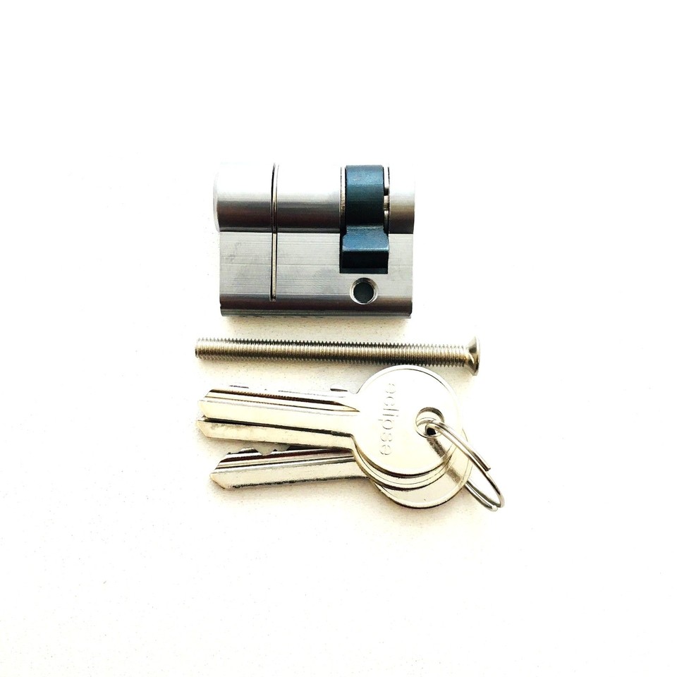 Eclipse Satin EURO Profile KEYED ALIKE Cylinder Upvc Aluminium Door ...