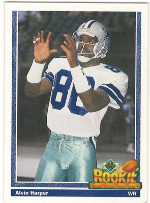 ALVIN HARPER RC 1991 Upper Deck #634 Cowboys ROOKIE FORCE ID:6832 | eBay