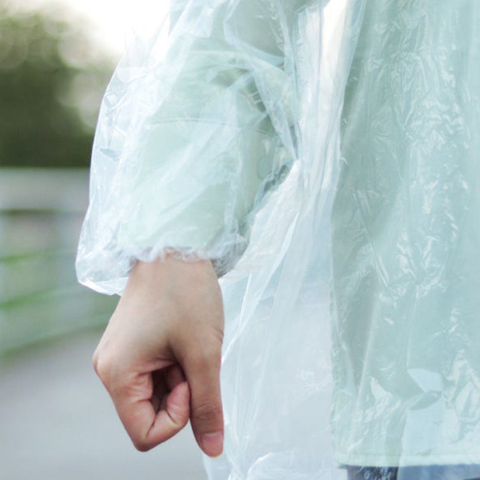 5pcs/set Outdoor Raincoat Ultralight Rainproof Mini Rain Poncho ...