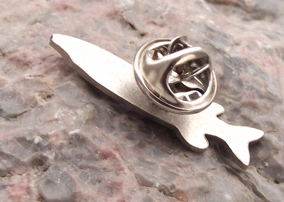 Vintage Pike Fishing River Angling Fish Brooch Pin Badge | eBay