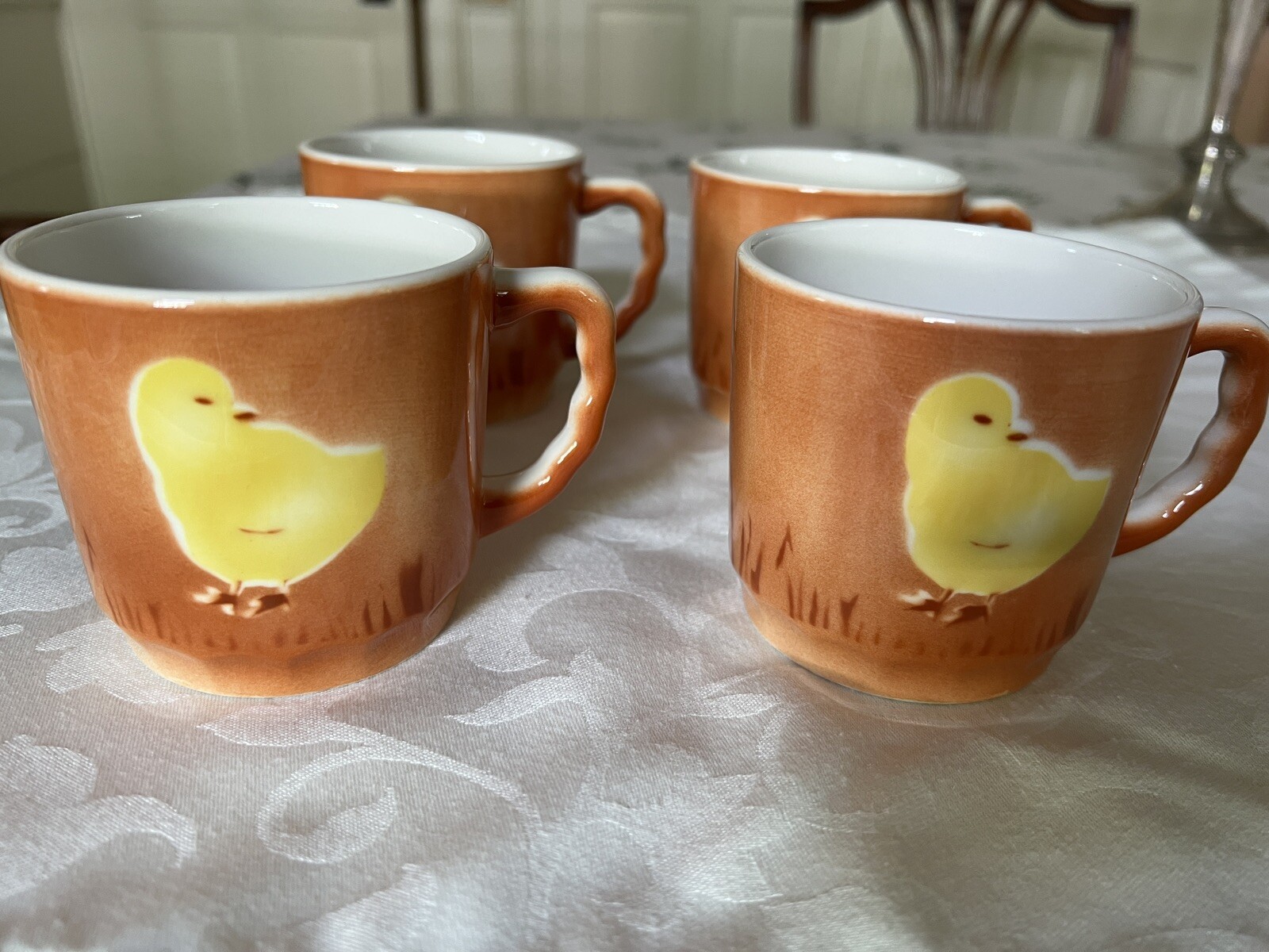 Set of Four Vintage Syracuse Chick Mugs Made in USA | eBay
