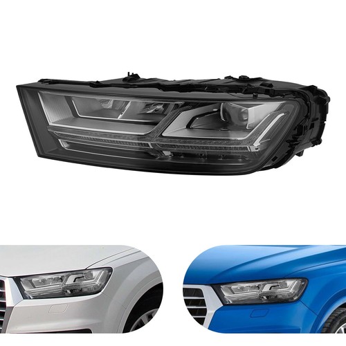 Full LED Headlight Assembly For 2017-2019 Audi Q7 Headlamp Left Driver ...