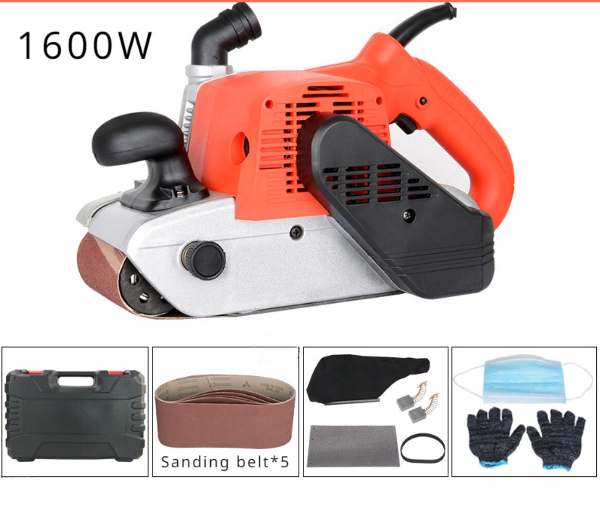 4 Inch Sanding Machine Portable Sander Tank Flat Sander Small Polishing ...