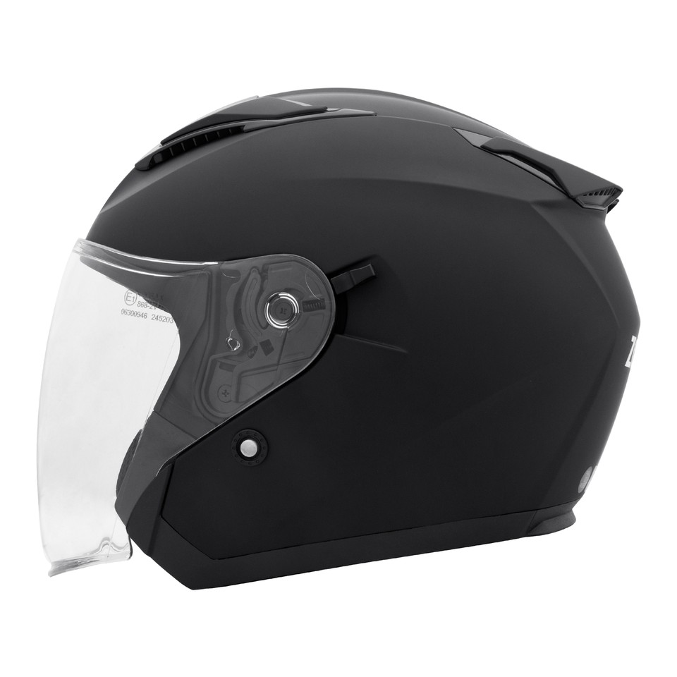 ZORAX Safari DVS Flip Up Motorcycle Helmet Modular Sun Visor Black Red ...