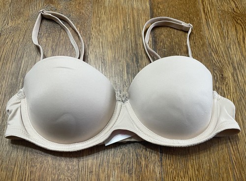 Victorias Secret Pink 32A Bra Wear Everywhere Multi-way Push Up Nude Pink GUC | eBay