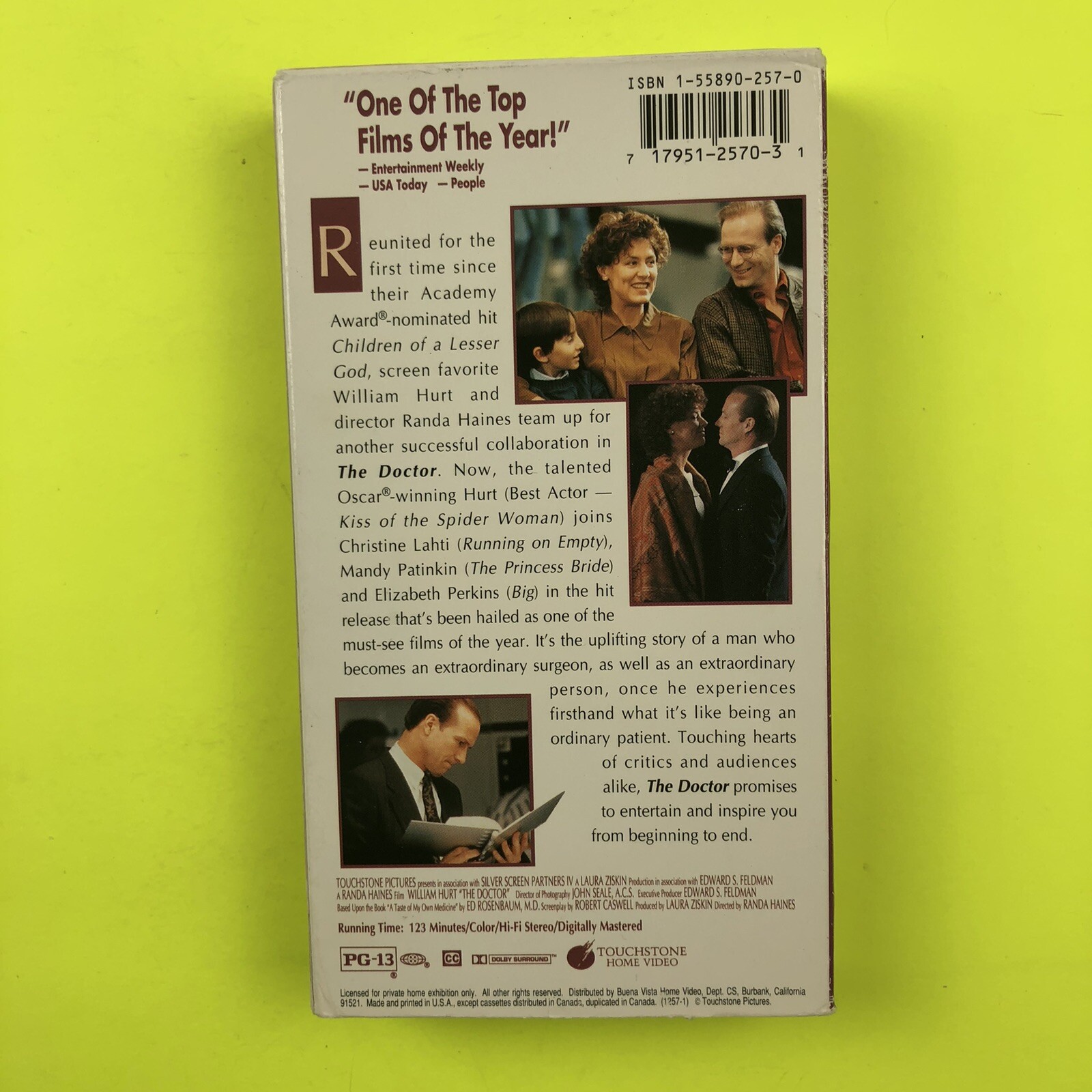 The Doctor (VHS, 1992, Standard)-014 | eBay