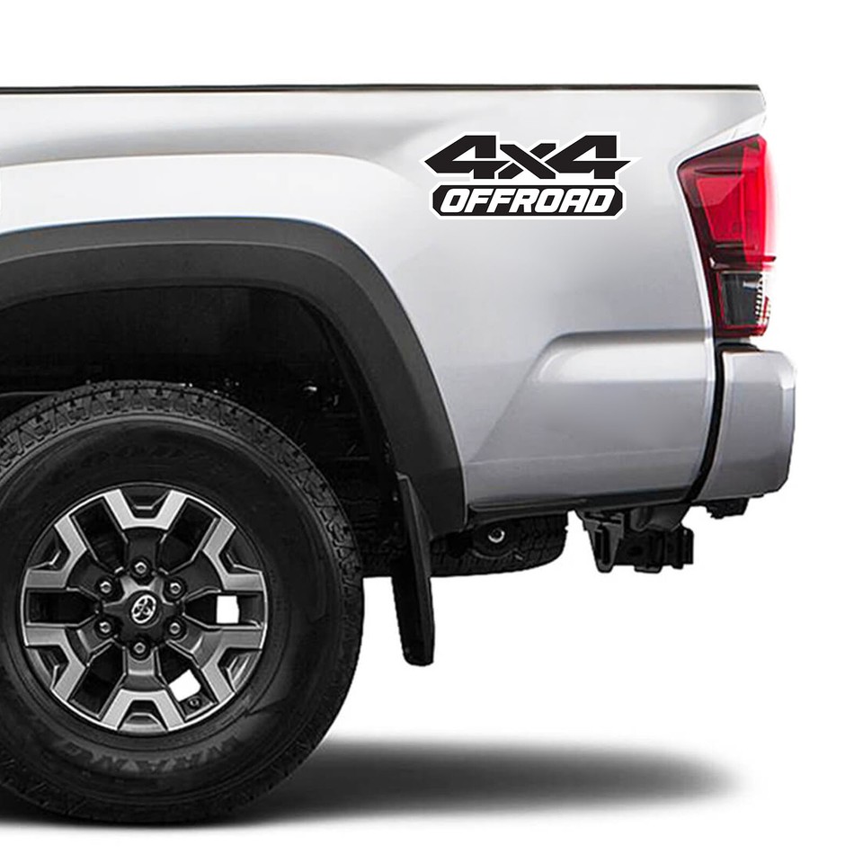Classic Black Off Road Truck 4x4 Decals Stickers 2 Pieces 13 inch Width ...