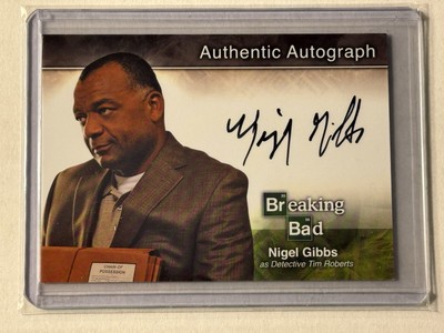 2014 Cryptozoic Breaking Bad Nigel Gibbs On Card Autograph Detective ...