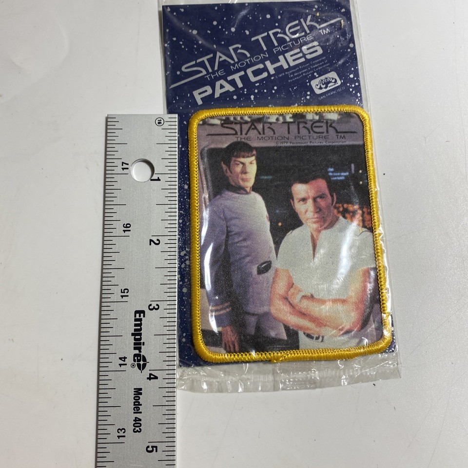 PATCH Star Trek The Motion Picture '79 vtg MOC - SPOCK Vulcan / Captain ...
