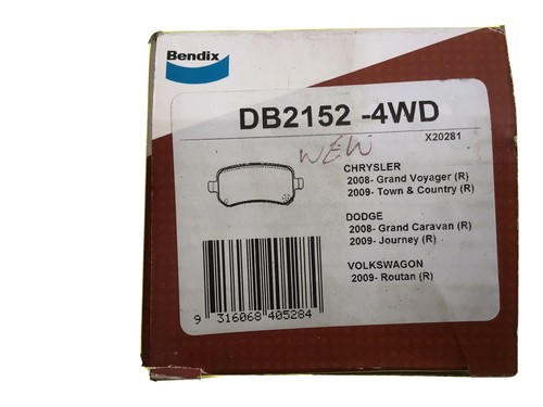 Bendix Brake Pads DB2152-4WD Rear Chrysler Dodge Volkswagen | eBay Australia
