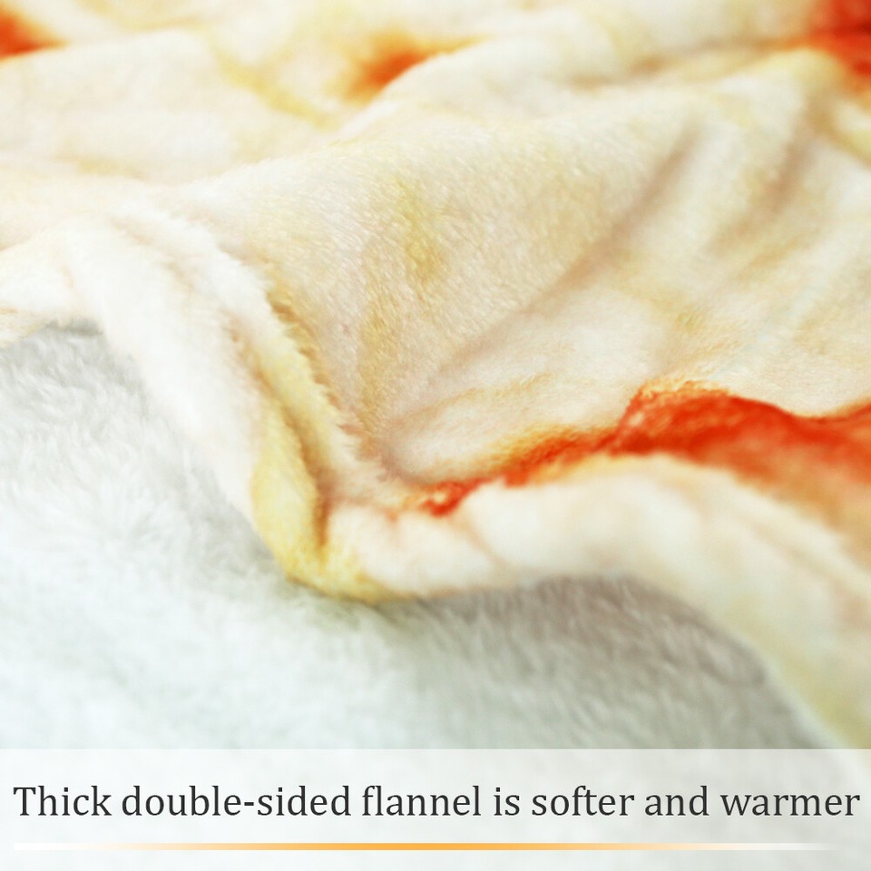 70" Funny Round Mexican Taco Blanket Flannel Wrap Tortilla Blanket | eBay