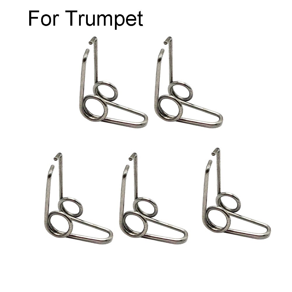 Premium 5 PCS Set of Iron Valve Springs for Trumpet Trombone Alto Horn ...