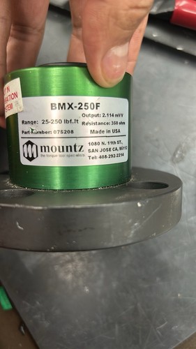 Mountz Bmx 250F Torque Transducer Range 25-250 FT.LB. | eBay