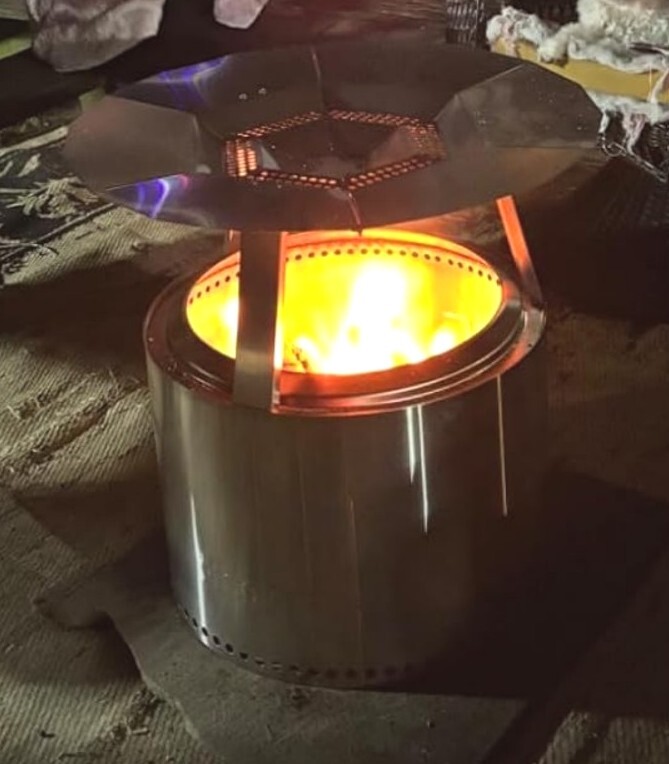 Hisencn Universal Heat Plate for Fire Pits Outdoor Fireplace Glass Fire ...