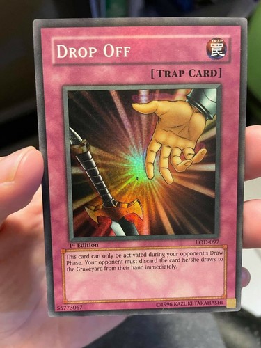 Yugioh Drop Off Super Rare 1st Edition LOD-097 lp | eBay