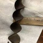 Vintage Primitive T Handle Wood Auger Hand Drill Barn Farm Tool. 1 1/2 ...