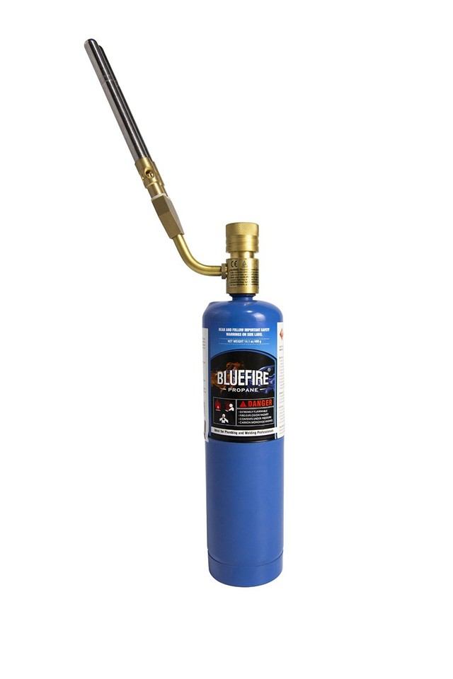 BLUEFIRE Double Flame Jet Turbo Torch Head High Output 17060 BTU Full ...