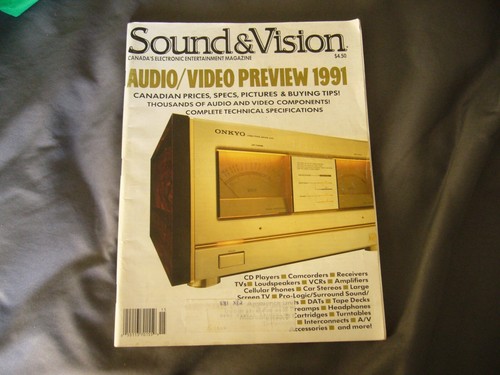 1991 Sound & Vision Magazine - Audio/Video Preview | eBay