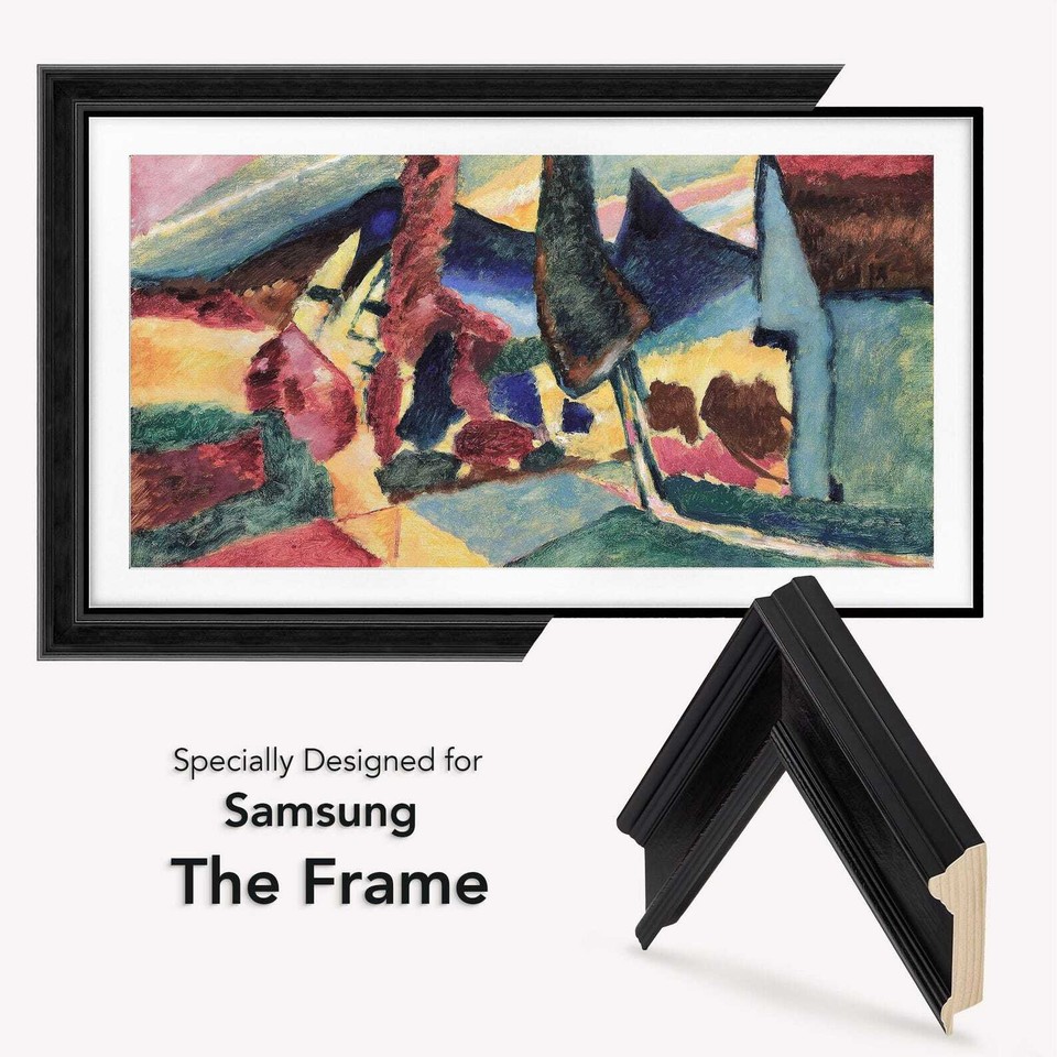 Black TV frame for Samsung The Frame 32, 43, 50, 55, 65, 75, 85 inch | eBay