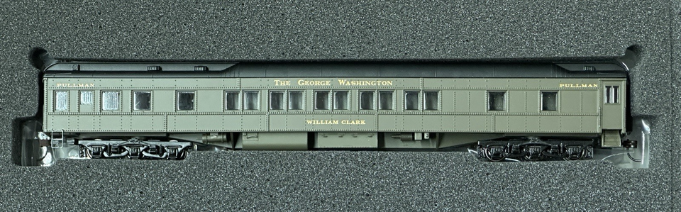 NIB HO MUSEUM QUALITY BACHMANN SPECTRUM GEORGE WASHINGTON C&O SET-FREE ...