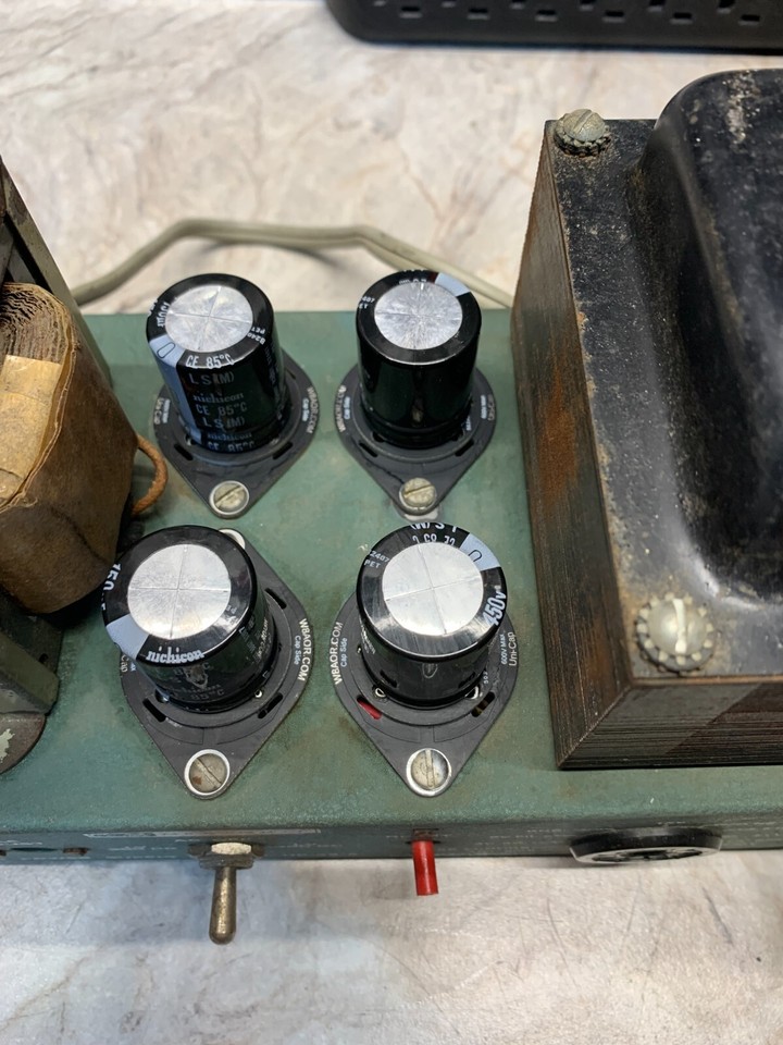 Heathkit HP-23 A/B/C + PS-23 Power Supply Rebuild Restoration Capacitor ...