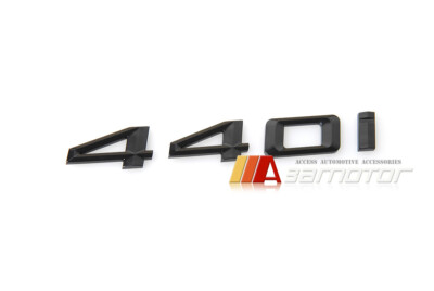 Gloss Black Trunk Rear Emblem Badge Letter 440i fits BMW F32 F33 F36 4 ...