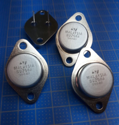 5x BU208A ST Transistor NPN 1500V 700V 8A 15A 125W TO3 | eBay