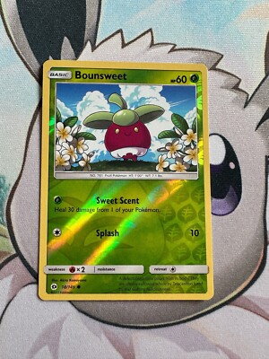 Pokemon TCG Sun and Moon Card Bounsweet 18/149 Reverse Holo | eBay