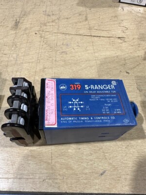 ATC 319D 016 Q 1C RANGE ON DELAY ADJUSTABLE TIMER WITH BASE W164 | eBay
