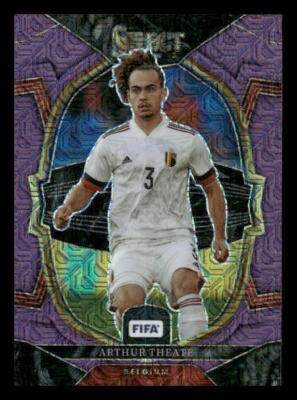 2022-23 Panini Select FIFA #80 Arthur Theate Purple Mojo Belgium | eBay