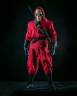 1/12 Men's Japanese Ninja Samurai Combat Uniform Fit 6'' Action Figure ...